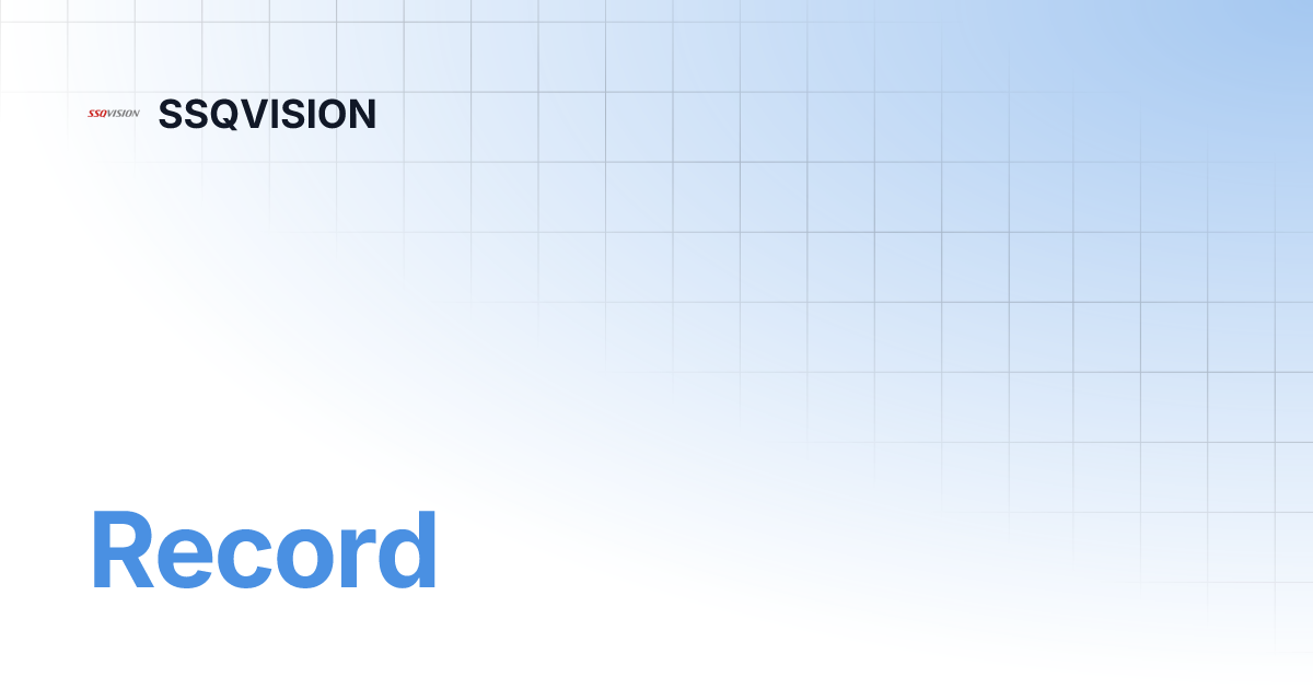 Record | SSQVISION